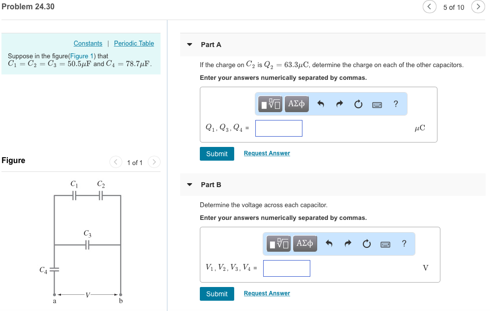 Solved Problem 24.30 5 of 10 > Constants | Periodic Table | Chegg.com