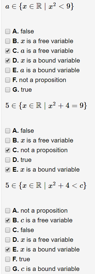 Solved A Element {x Element R | x^2