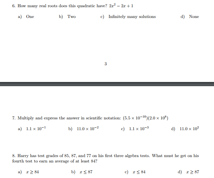 Solved Part 5: I have attached the answer key on the bottom | Chegg.com