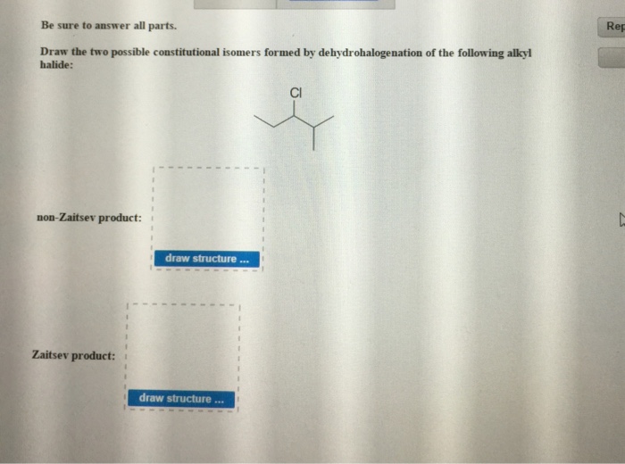 Solved Draw the two possible constitutional isomers formed | Chegg.com