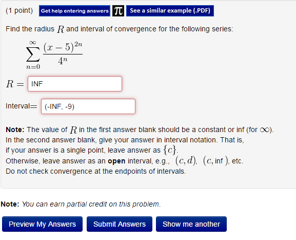 Solved Find the radius R and interval of convergence for the | Chegg.com