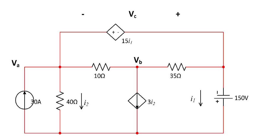 Solved Use Mesh Analysis to find the total power developed | Chegg.com