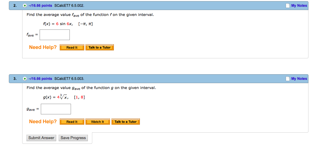 Solved Find the average value f_ave of the function f on the | Chegg.com