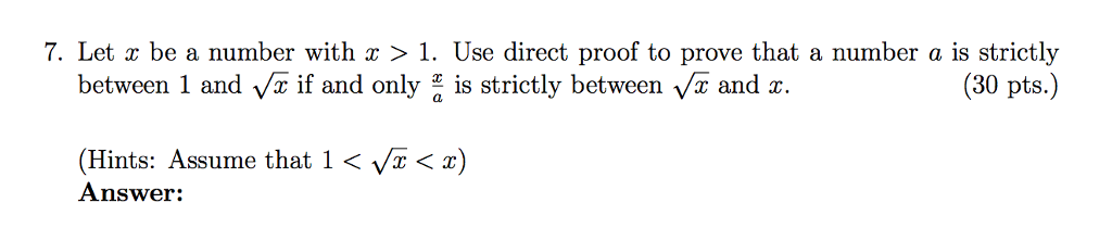 Solved 6. Use direct proof to prove that an integer is odd | Chegg.com Solved 6. Use direct proof to prove that an integer is odd | Chegg.com