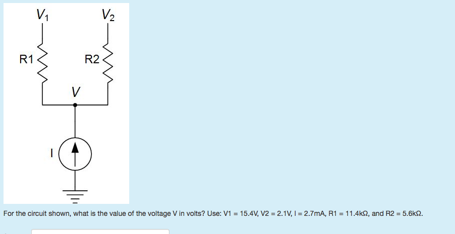 Solved R1 R2 R3 For the circuit shown, what is the value of | Chegg.com