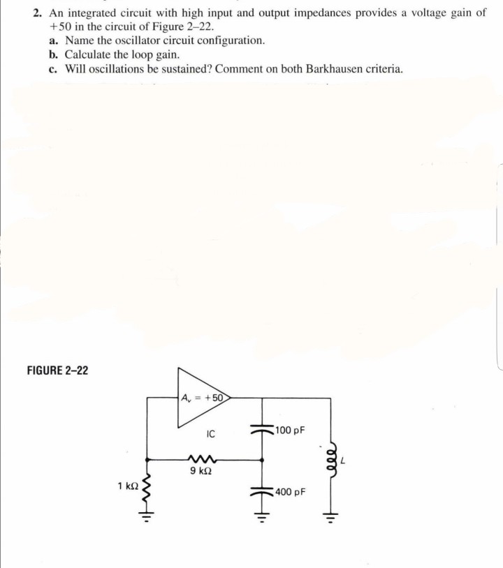 Solved 2. An integrated circuit with high input and output | Chegg.com