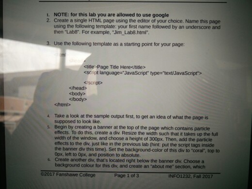 Solved 1. NOTE: for this lab you are allowed to use google | Chegg.com