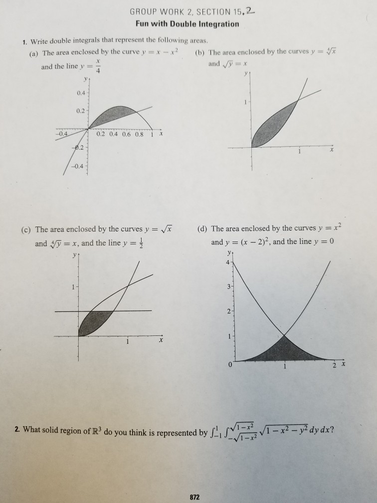 GROUP WORK 2, SECTION 15,2 Fun with Double | Chegg.com