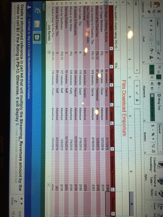 Solved Fill Download EmporiumCreate a structured reference | Chegg.com