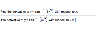 Solved Find the derivative of y cosx) with respect to x. The | Chegg.com