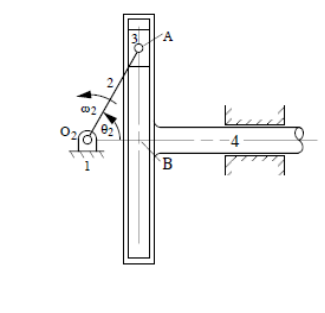 Solved For the mechanism shown below, write the vector loop | Chegg.com