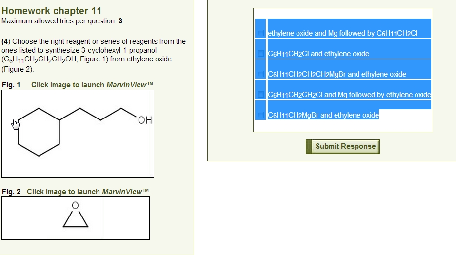 Solved Choose the right reagent or series of reagents from | Chegg.com
