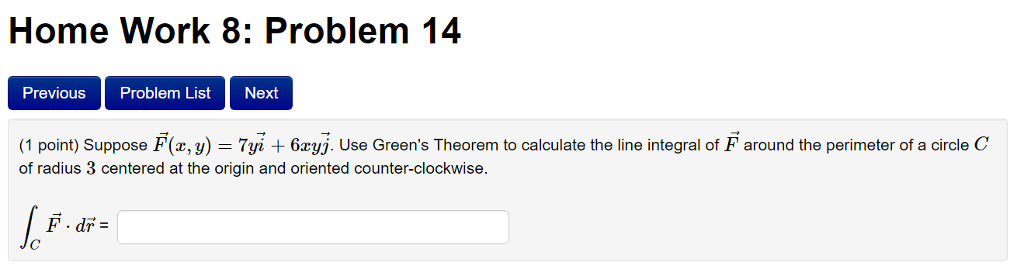 Solved Suppose F(x, y) = 7yi + 6xyj. Use Green's Theorem to | Chegg.com