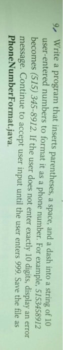 Solved Write a program that inserts parentheses, a space, | Chegg.com