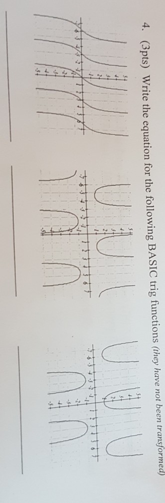 Solved 4. (3pts) Write the equation for the following BASIC | Chegg.com Solved 4. (3pts) Write the equation for the following BASIC | Chegg.com