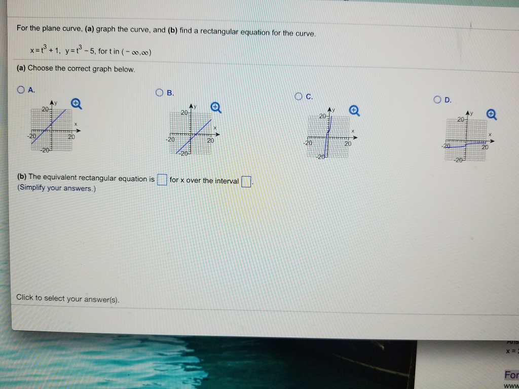 Solved For the plane curve, (a) graph the curve, and (b) | Chegg.com