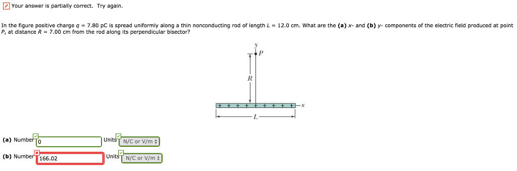 Solved In the figure positive charge q = 7.80 pC is spread | Chegg.com