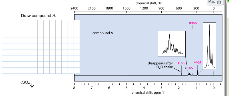 A compound A has a strong, broad IR absorption at | Chegg.com