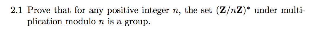 Solved Prove that for any positive integer n, the set | Chegg.com