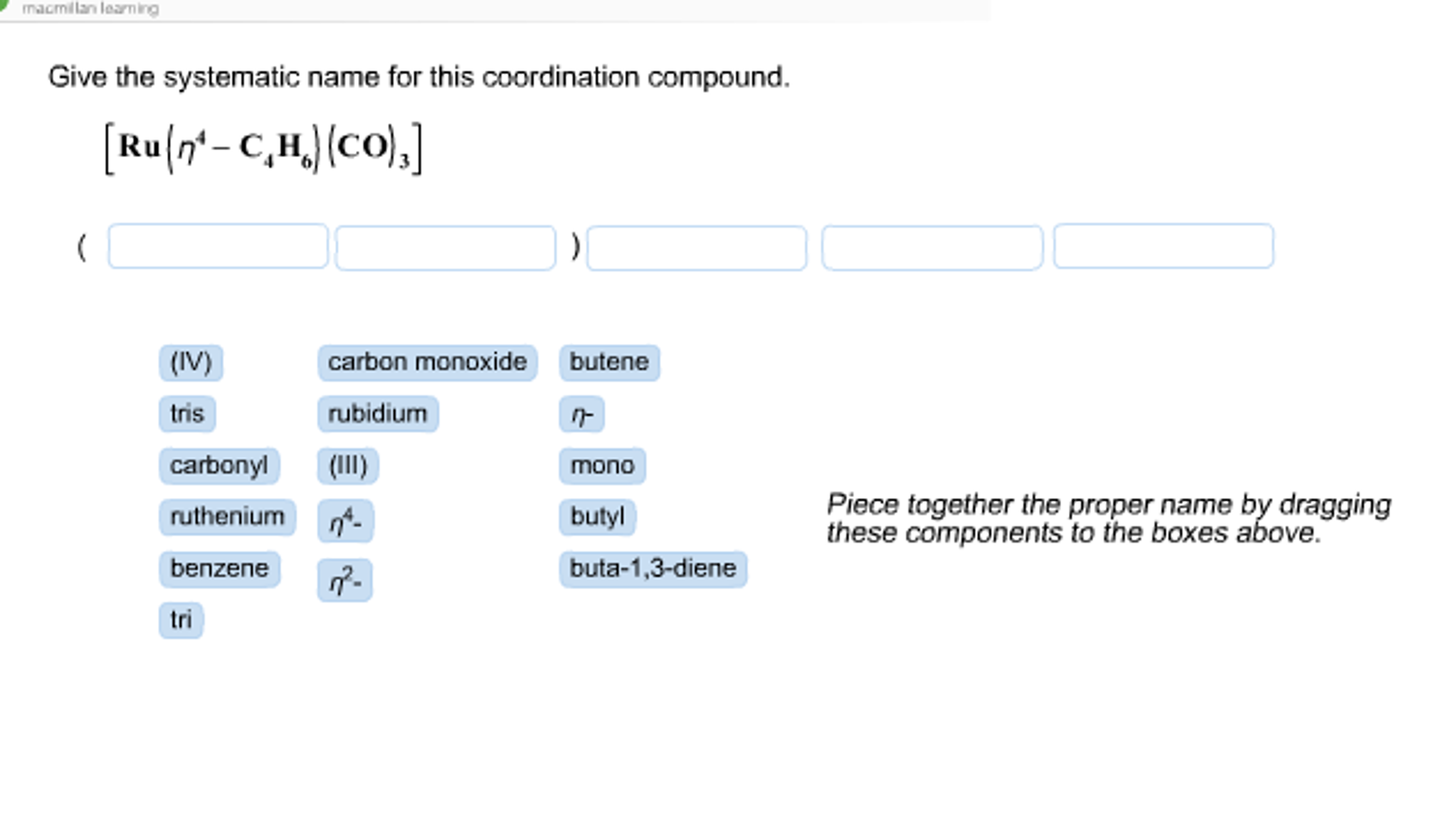 Solved Give the systematic name for the compound | Chegg.com