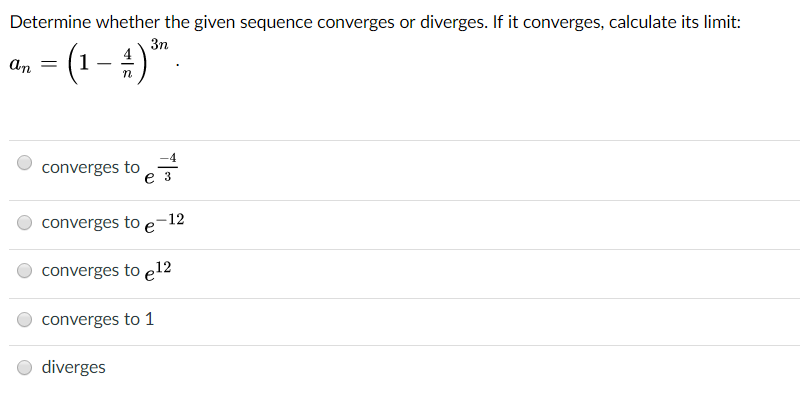 Solved Determine whether the given sequence converges or | Chegg.com