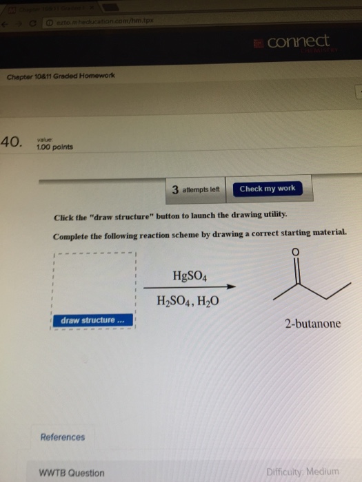 Solved Complete the following reaction scheme by drawing a | Chegg.com