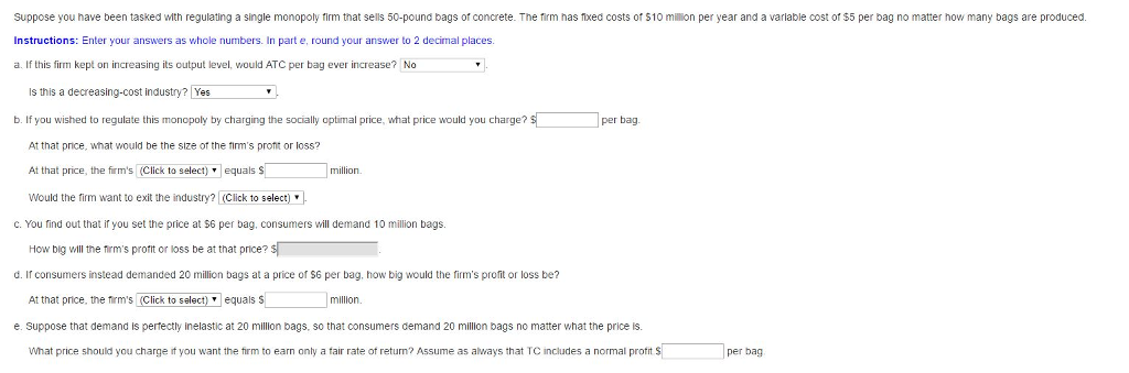 Solved Suppose you have been tasked with regulating a single | Chegg.com