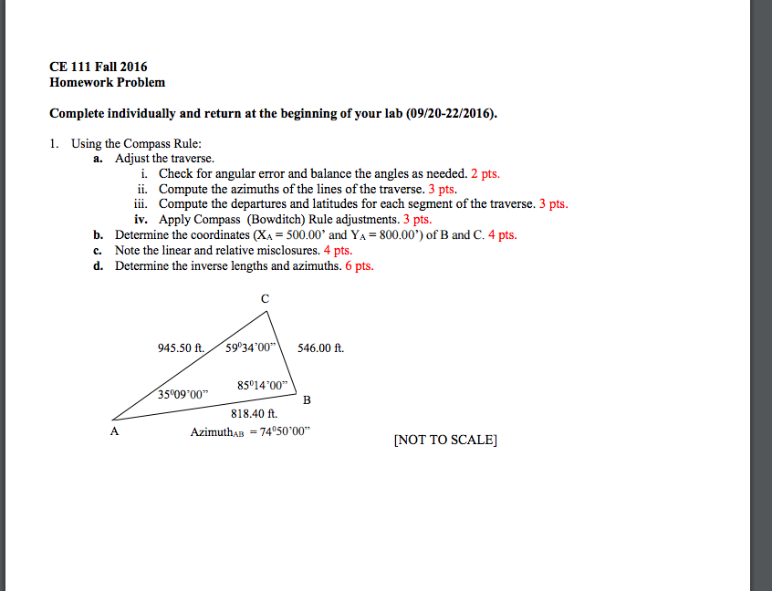 Solved Complete individually and return at the beginning of | Chegg.com