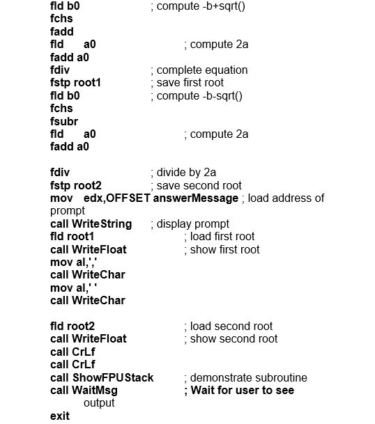 Write A X86 Assembly Program Irvine 32 Library In A