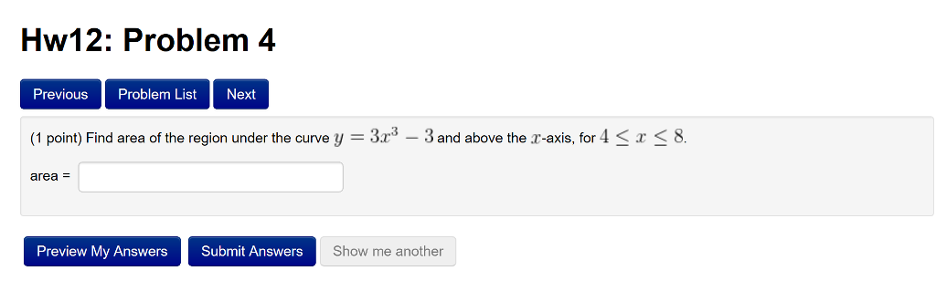 Solved Hw12: Problem 4 Previous Problem List Next (1 point) | Chegg.com