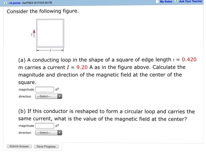 Solved Consider the following figure. (a) A conducting loop | Chegg.com