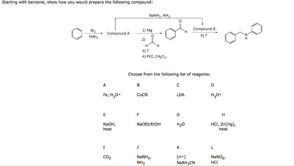 Solved 1.)Reagant 1 and 2 needed ? Draw compound A and B | Chegg.com