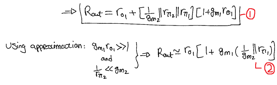 Solved 1. Compute the output resistance of the circuits | Chegg.com
