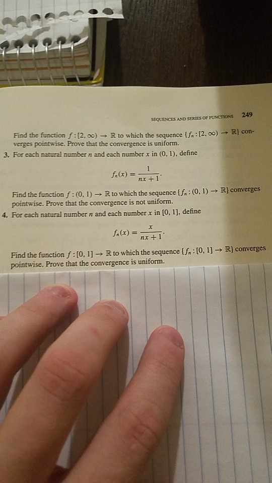 Solved 249 SEQUENCES AND SERIES OF FUNCTIONS Find the | Chegg.com