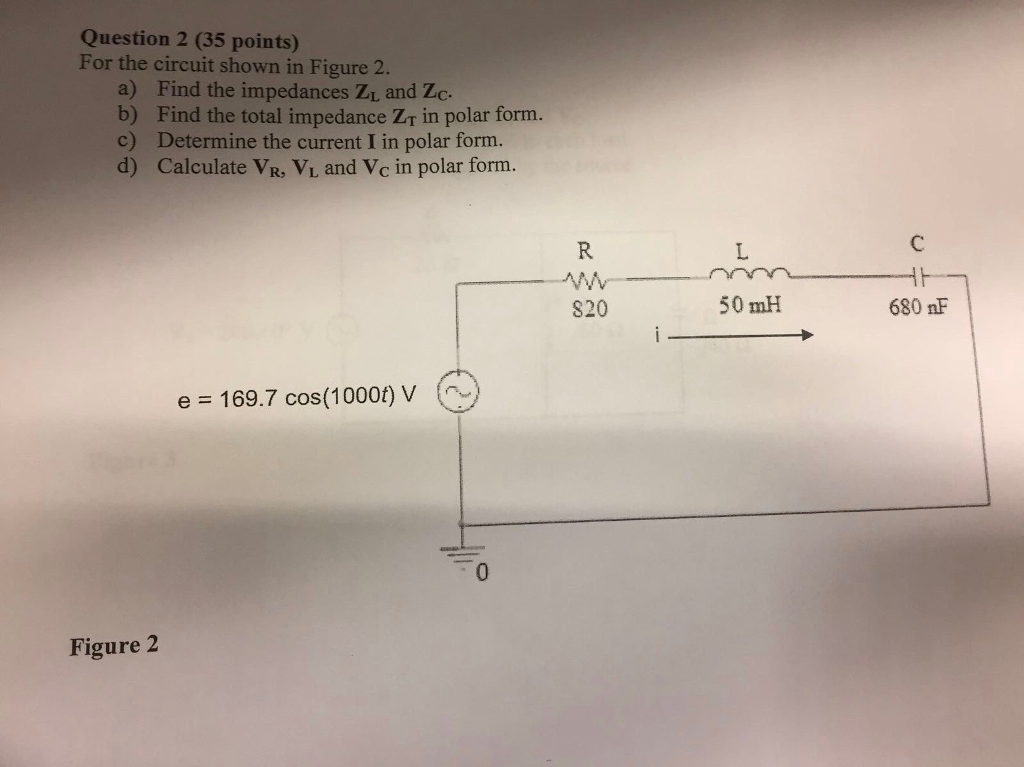 Solved Question 2 (35 points) For the circuit shown in | Chegg.com Solved Question 2 (35 points) For the circuit shown in | Chegg.com