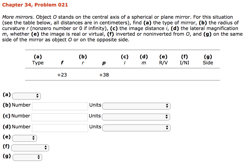 Solved Chapter 34, Problem 021 More mirrors. Object O stands | Chegg.com
