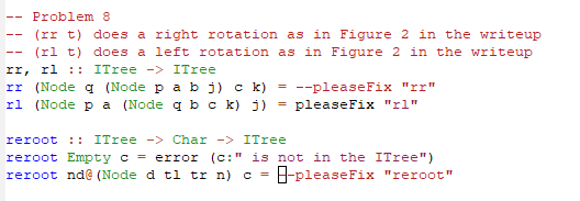 Use haskell to complete the code, first pic is the | Chegg.com