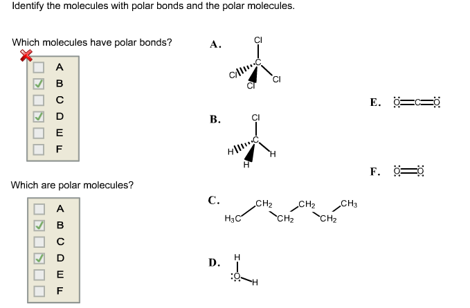 Solved What am I doing wrong here? Identify the molecules | Chegg.com