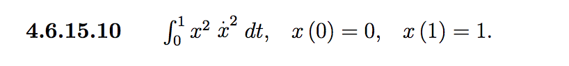 Solved Consider the variational problem with the following | Chegg.com