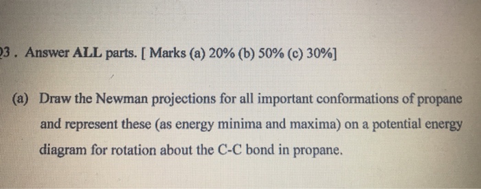 Solved Draw the Newman projections for all important | Chegg.com