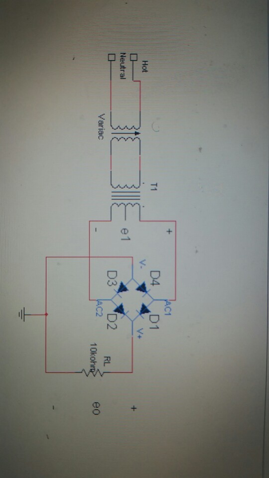 Solved IIL Conclusions Compare the two rectifier circuits | Chegg.com