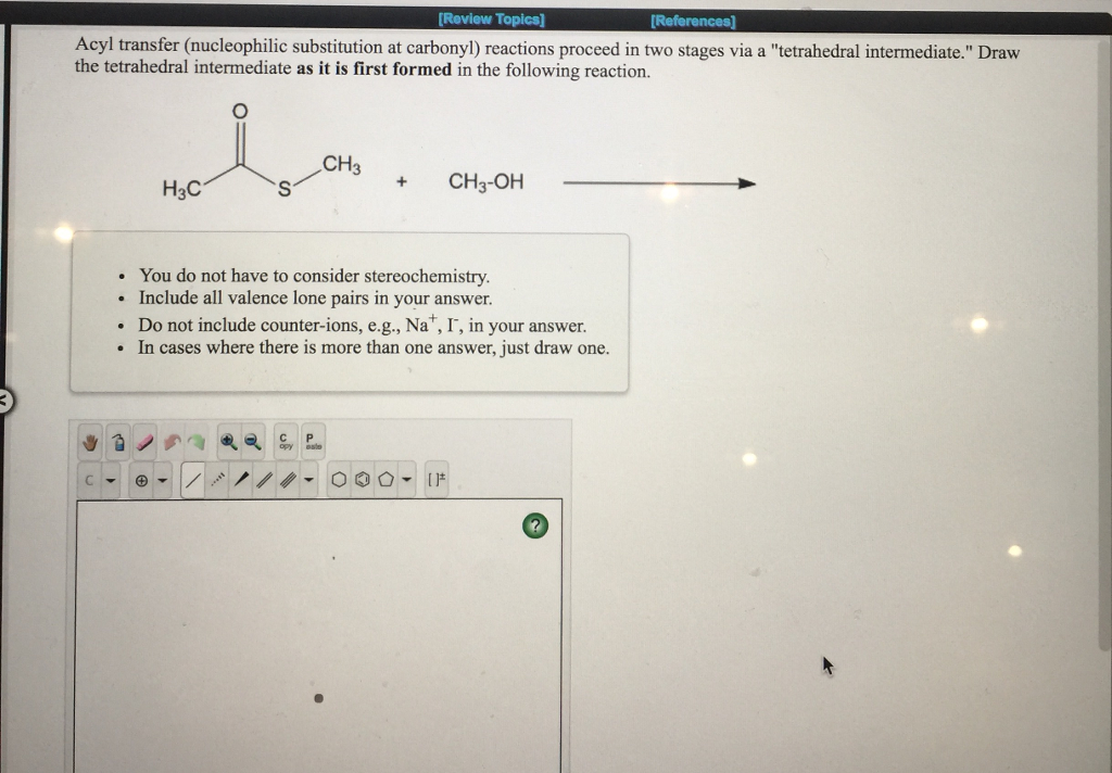 Solved Acyl transfer (nucleophilic substitution at carbonyl) | Chegg.com