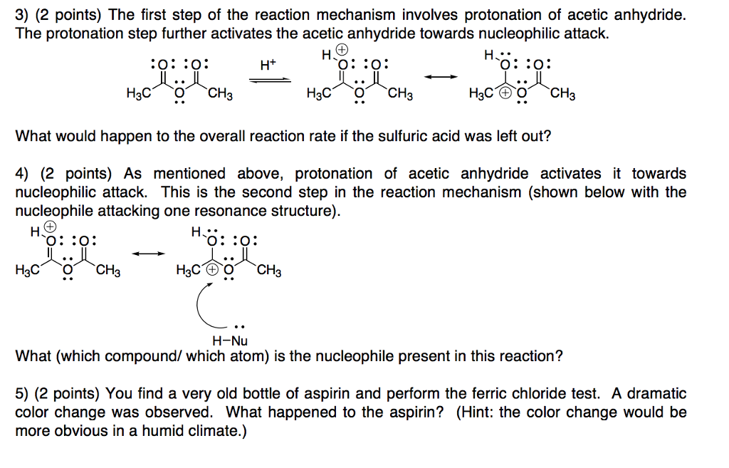 Solved 1. The first step of the reaction mechanism involves | Chegg.com