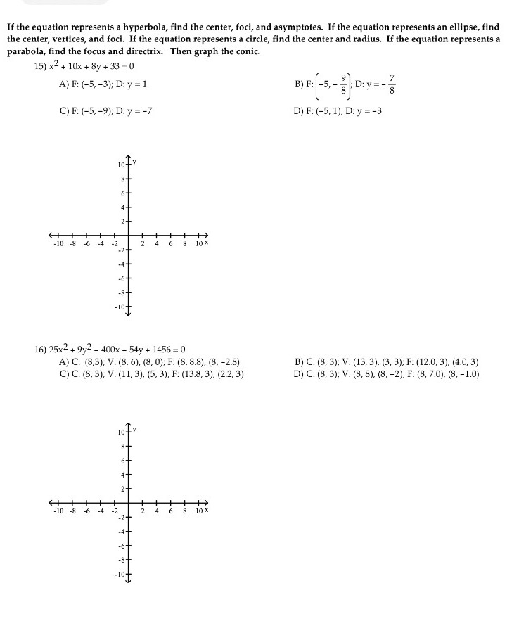 Solved If the equation represents a hyperbola, find the | Chegg.com