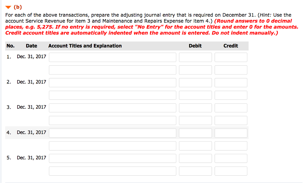 Solved Exercise 4-17 (Part Level Submission) Action Quest | Chegg.com