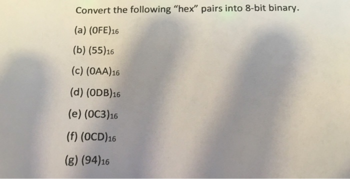 Solved Convert the following Solved Convert the following