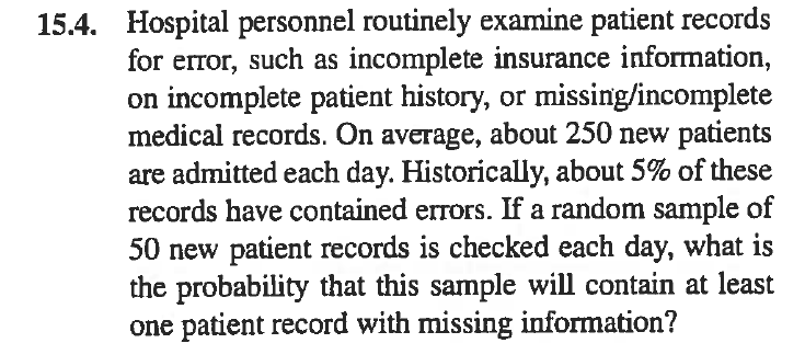 Solved Hospital personnel routinely examine patient records | Chegg.com