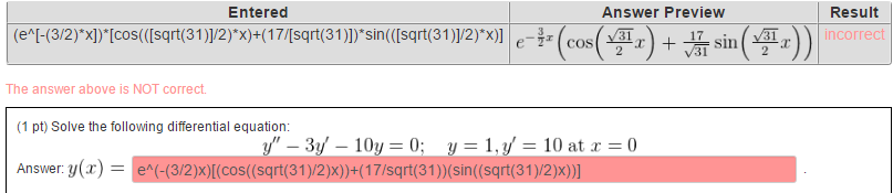 Solved ORDINARY DIFFERENTIAL EQUATIONS PROBLEM Solve the | Chegg.com