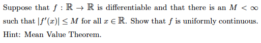 Solved Suppose that f: R rightarrow R is differentiable and | Chegg.com