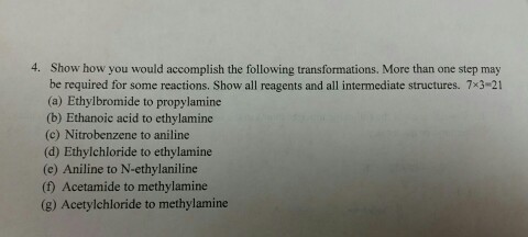 Solved Show how you would accomplish the following | Chegg.com